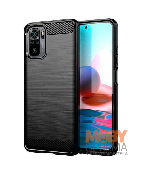 Xiaomi Redmi Note 10 Pro crna premium carbon maska - Moby Oprema